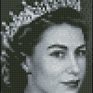 In Memory of Queen Elizabeth II MINI Cross Stitch Pattern Dms Chart Two ...