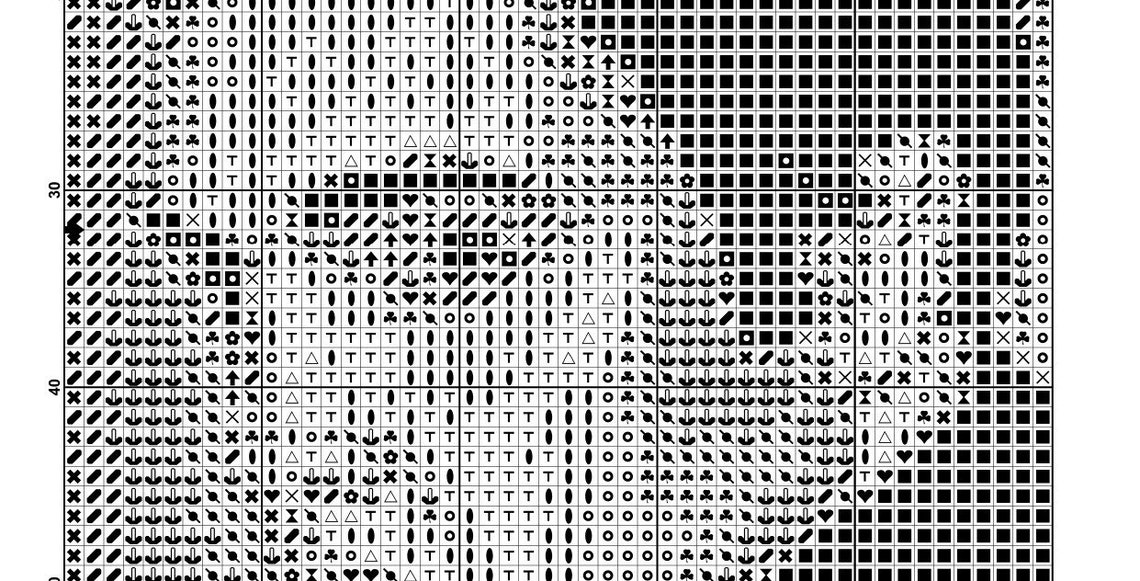 Elvis Presley MINI Cross Stitch Pattern DMC Chart Two Color Variations ...