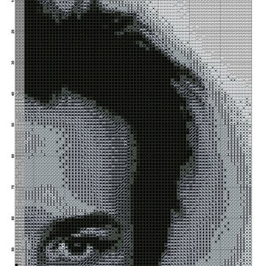 Keanu Reeves Cross Stitch Pattern DMC Chart Two Color Variations ...