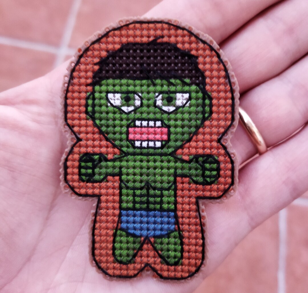 MINI Halk Cross Stitch Pattern DMC Chart Two Color Variations ...