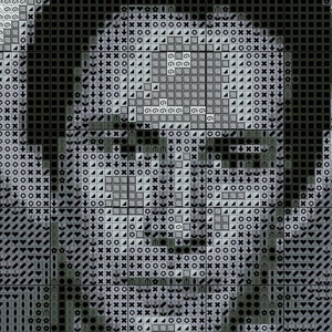 Keanu Reeves MINI Cross Stitch Pattern DMC Chart Two Color Variations ...