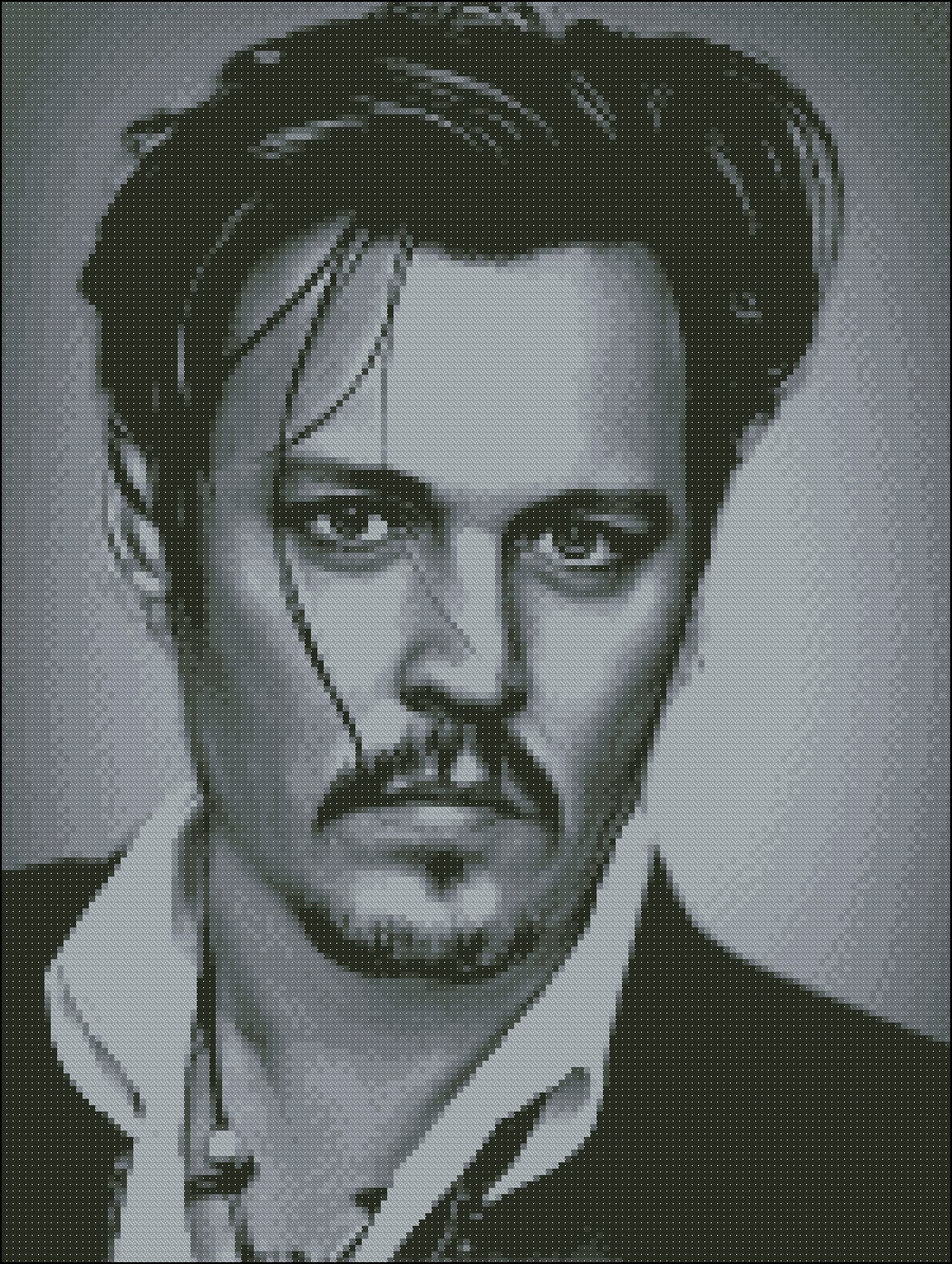 Johnny Depp Cross Stitch Pattern DMC Chart Two Color Variations ...