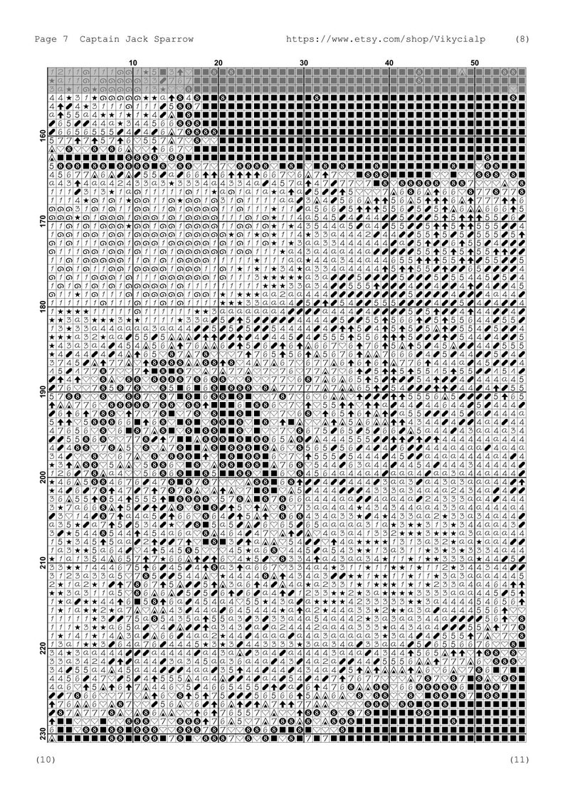 Johnny Depp Cross Stitch Pattern DMC Chart Two Color Variations ...