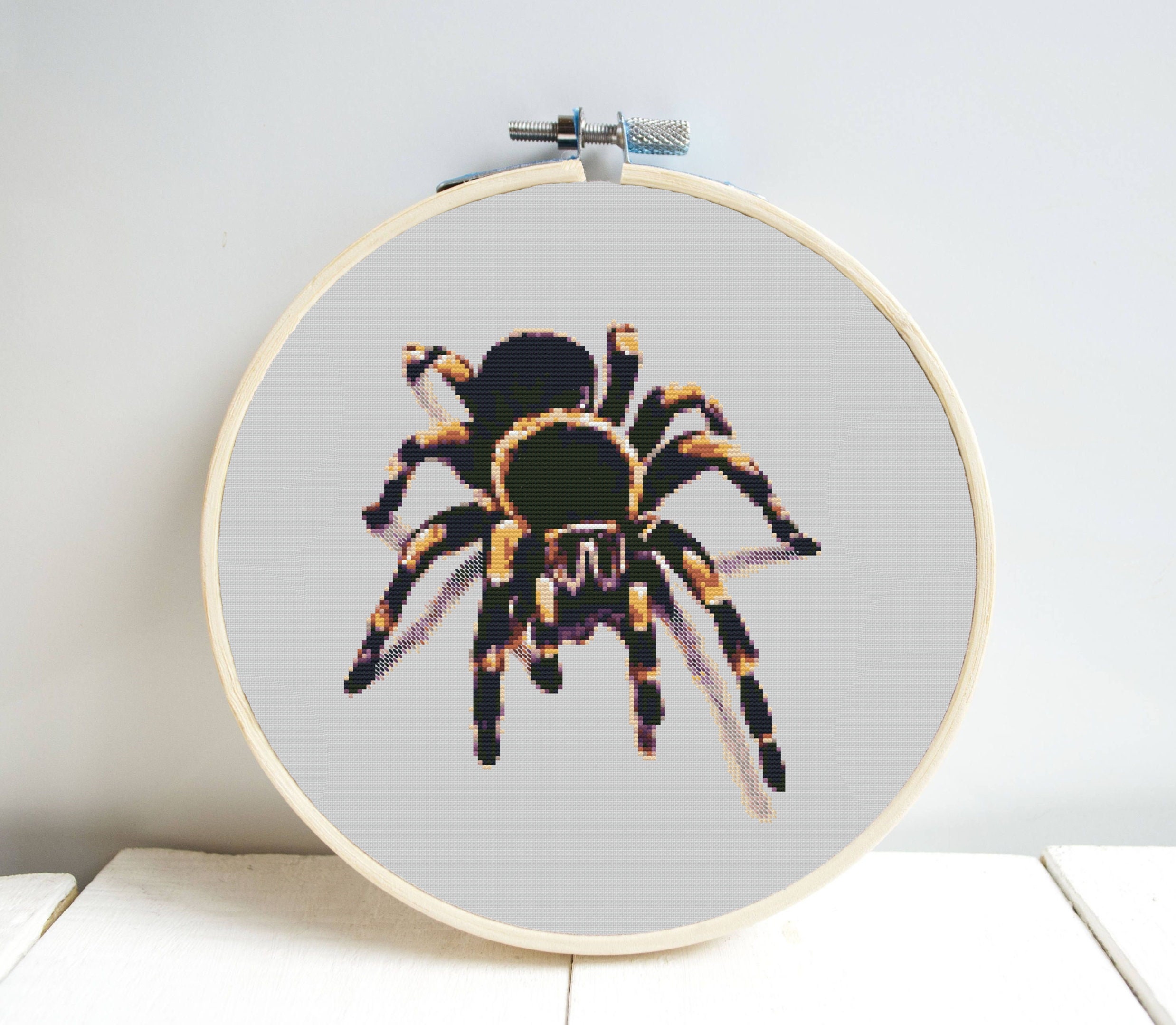 Great Tarantula 3d Spider Cross Stitch Pattern DMC Chart Two - Etsy