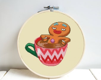 Inside Out Cross Stitch Pattern DMC Chart Two Color Variations - Etsy