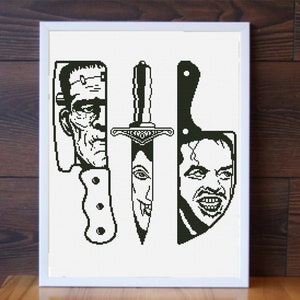 Weapons of Maniacs 3 Cross Stitch Pattern DMC Needlepoint Embroidery ...