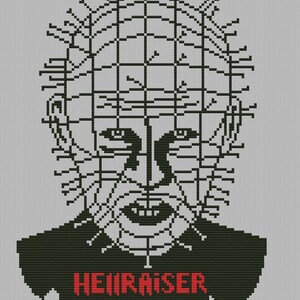 Pinhead Cross Stitch Pattern DMC Chart Two Color Variations Needlepoint ...