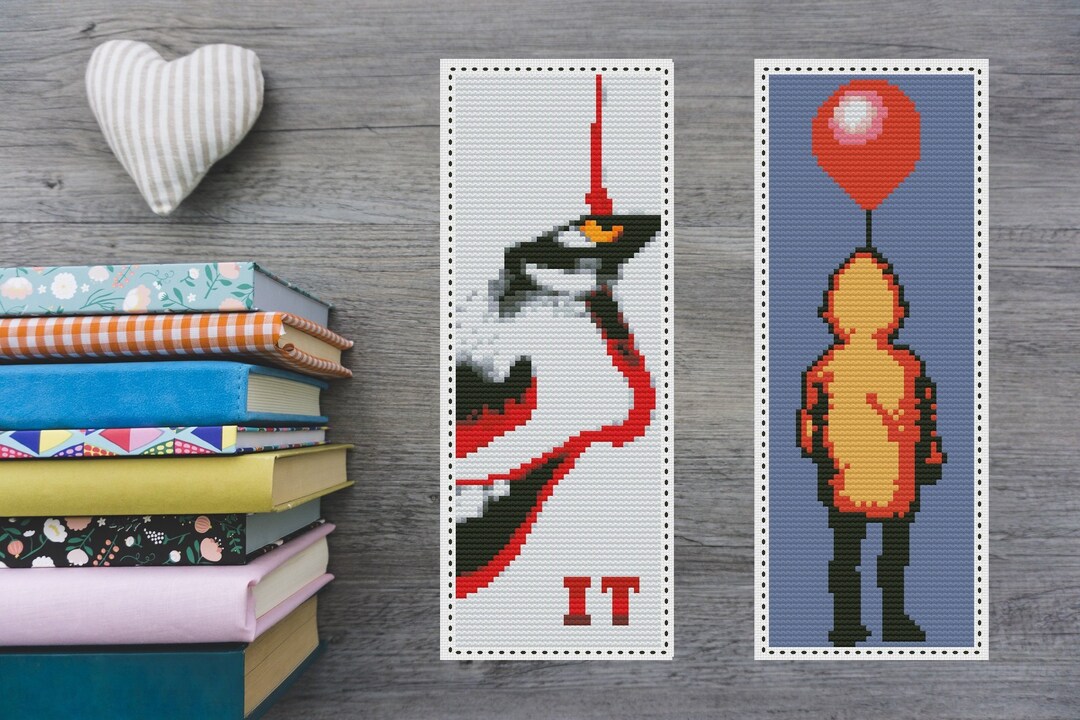 It PDF Cross Stitch Pattern DMC Chart Two Color Variations Needlepoint ...