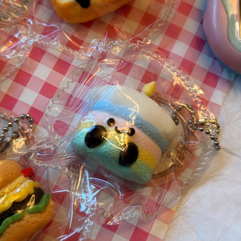 Jellycat Pastry Collection Taba Squishy Toy Keychain | Soft Slow Rising ...
