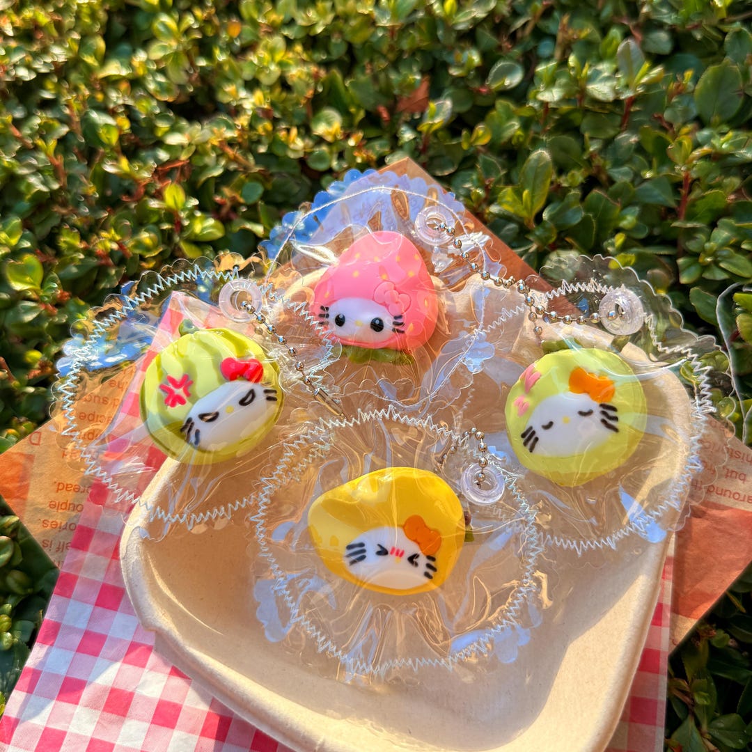 Mini Food Pastry Taba Squishy Toy Keychain | Soft Slow Rising Silicone ...