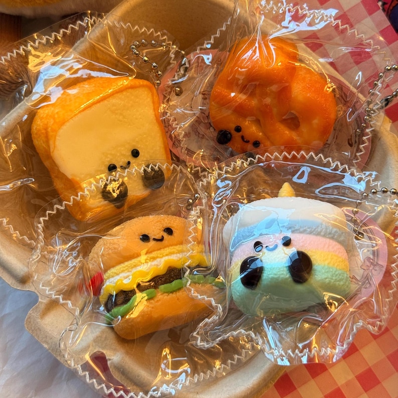 Jellycat Pastry Collection Taba Squishy Toy Keychain | Soft Slow Rising ...