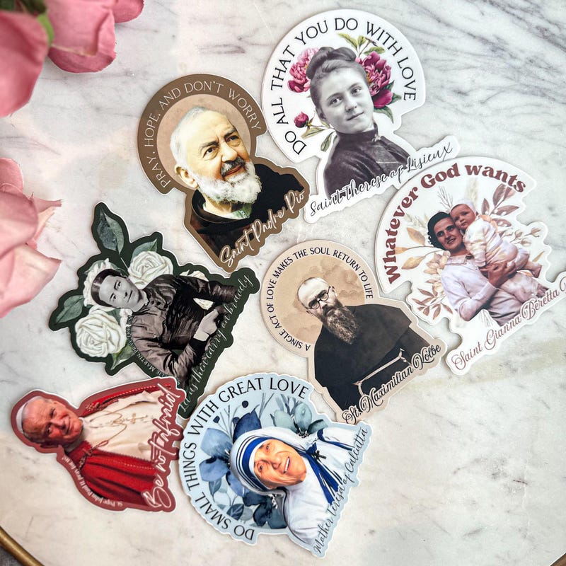 Catholic Stickers - Etsy