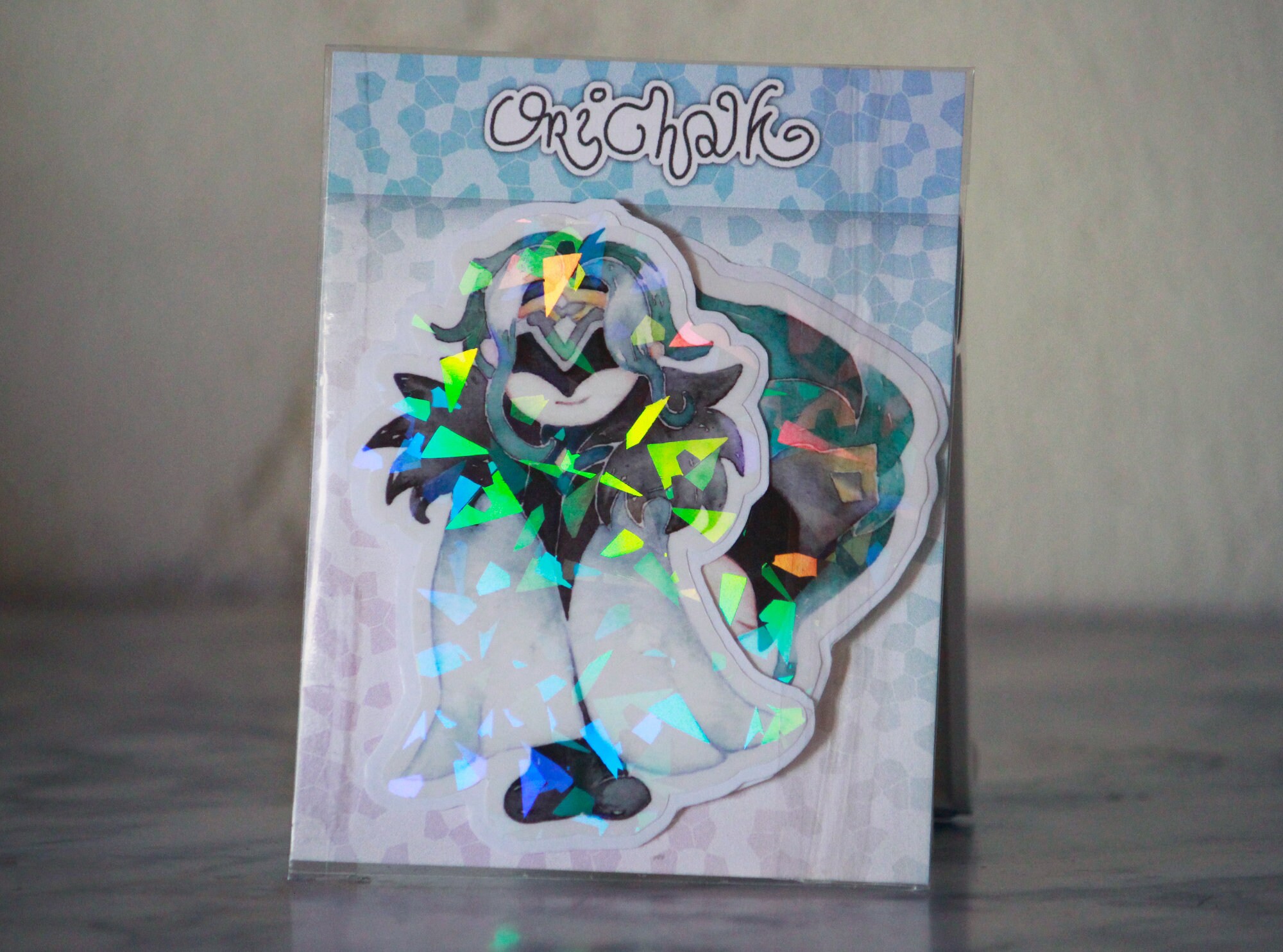 Dottore Holographic Laminated Stickers Set of Two Handmade Stickers - Etsy