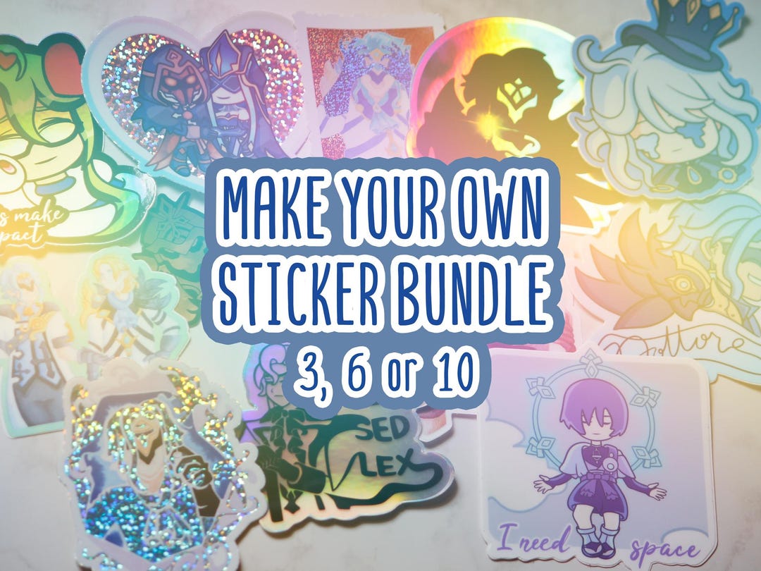 Create Your Own Fatui Sticker Pack | Mini Genshin Impact Stickers ...