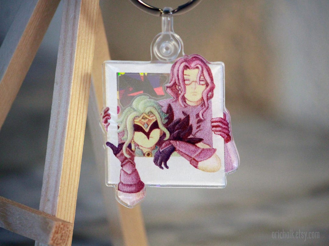 Acrylic Keychain Dottolone / Panttore | Dottore, Pantalone | Genshin ...