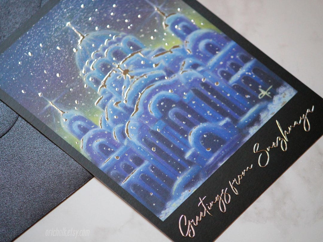 Genshin Impact Zapolyarny Palace of Snezhnaya Card With Metallic Silver ...