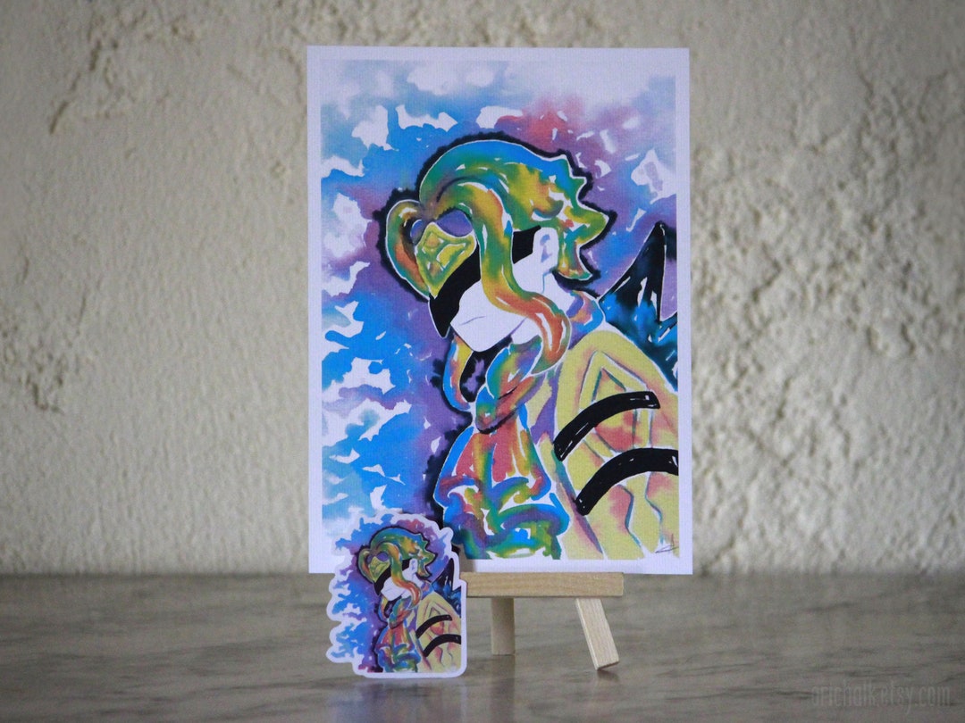 Dottore Print Sticker Set hypnochromatic Dottore Genshin Impact ...