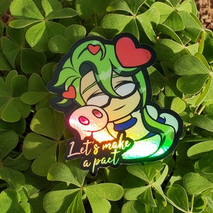 Vinyl Holographic Sticker of Baizhu and Changsheng, Waterproof Gloss ...