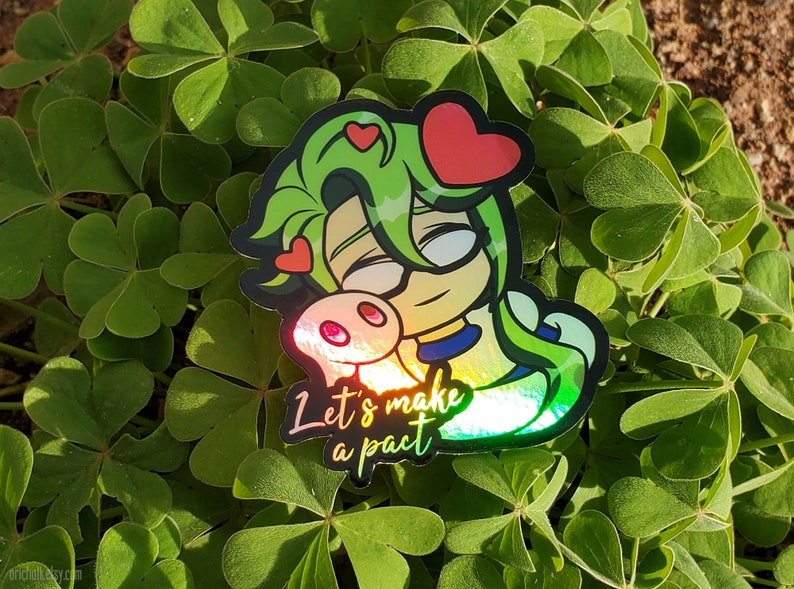 Vinyl Holographic Sticker of Baizhu and Changsheng, Waterproof Gloss ...