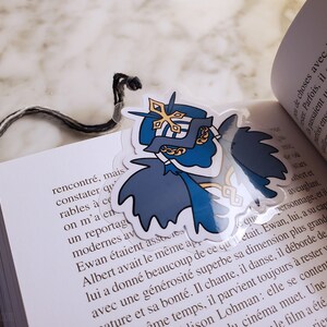 Set Sticker and Bookmark Fatui Harbinger Capitano - Etsy