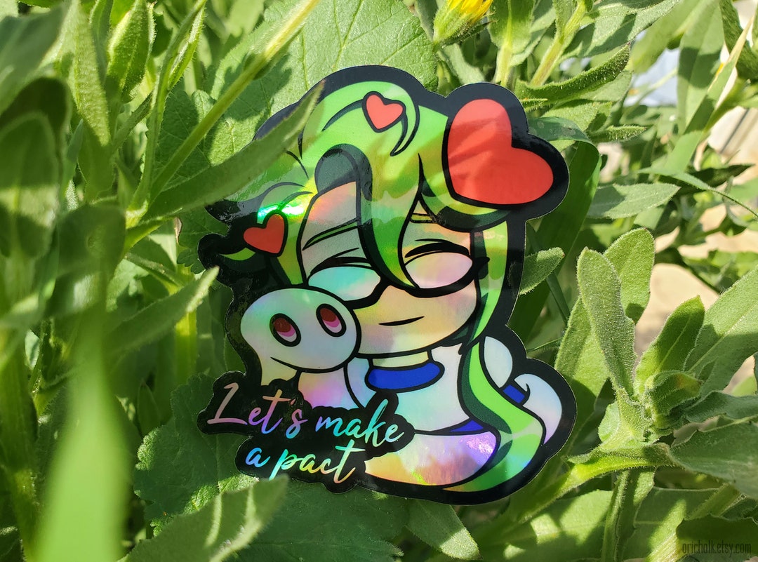 Vinyl Holographic Sticker of Baizhu and Changsheng, Waterproof Gloss ...