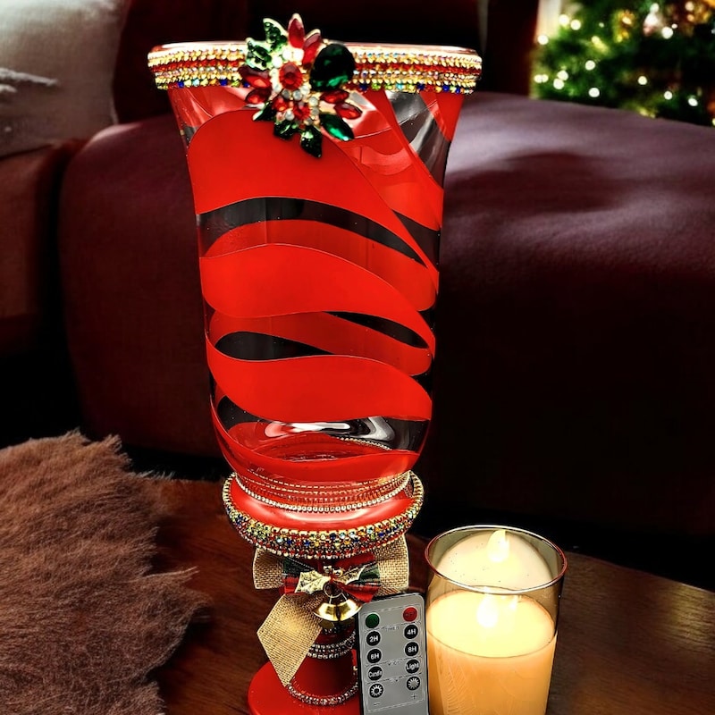 Hurricane Vase - Etsy