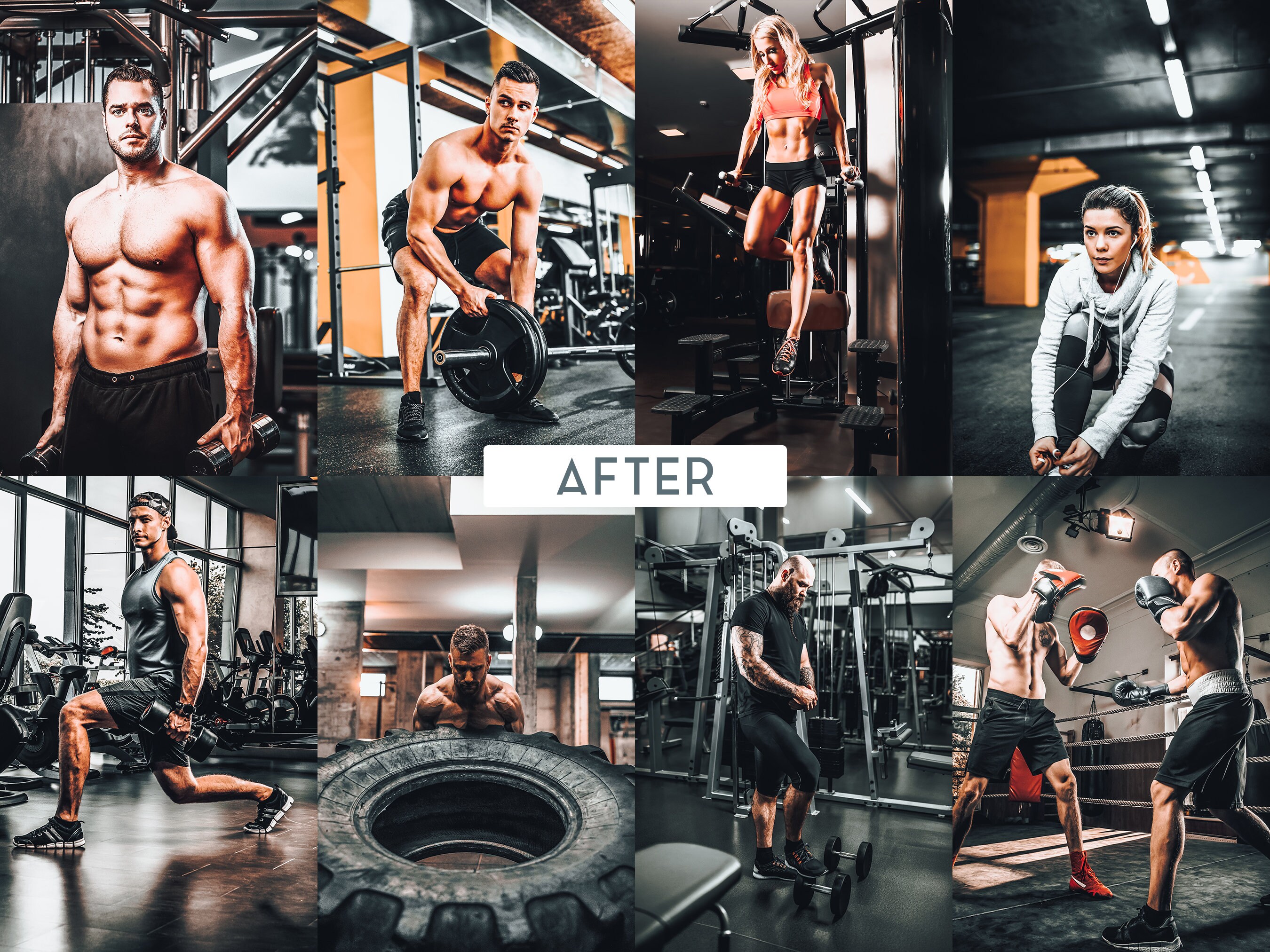 Fitness Lightroom Presets | Gym Photo Filters (DNG + XMP Presets) - Etsy