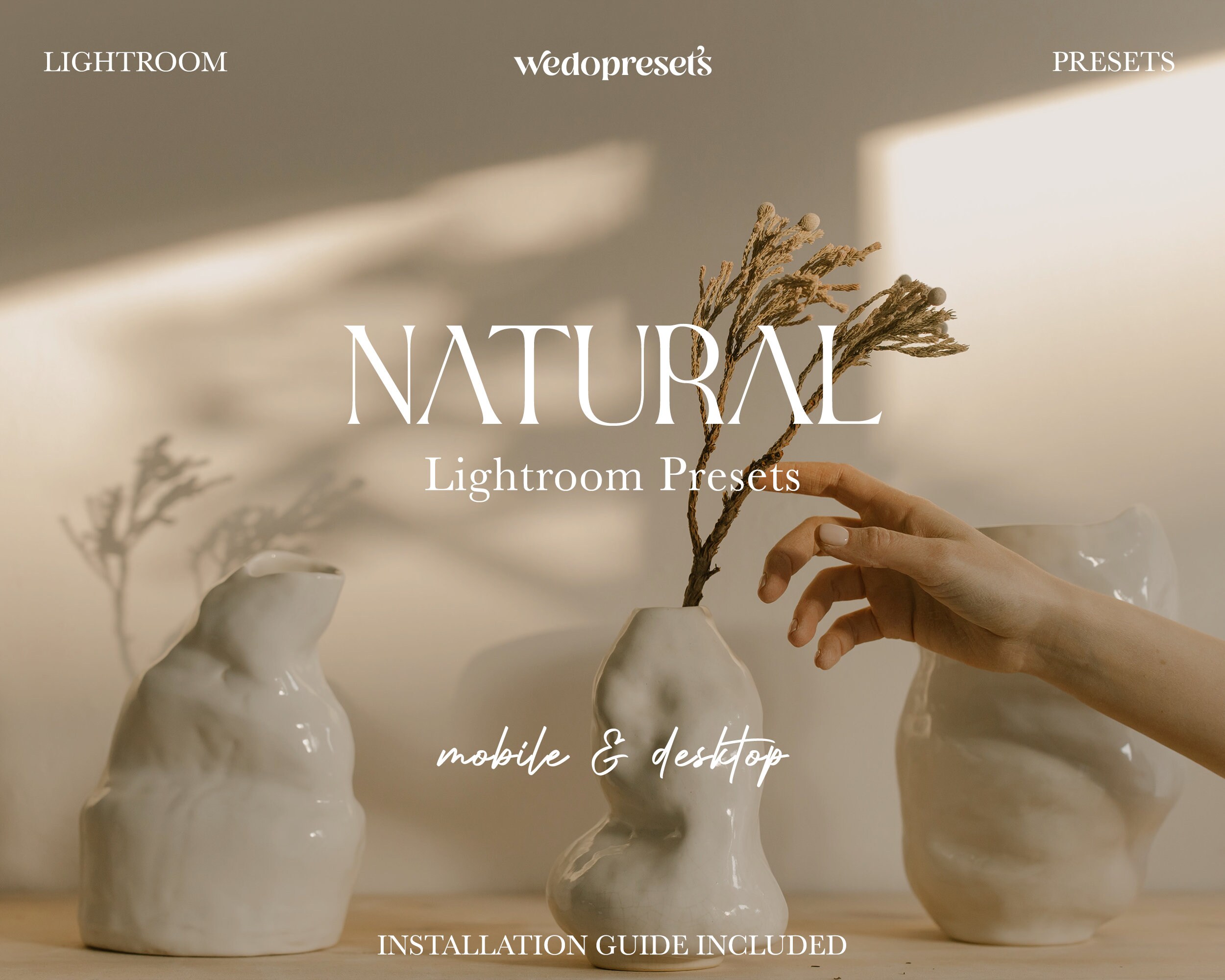 15 Boho Lightroom Presets Mobile & Desktop Minimal Filters Bohemian ...