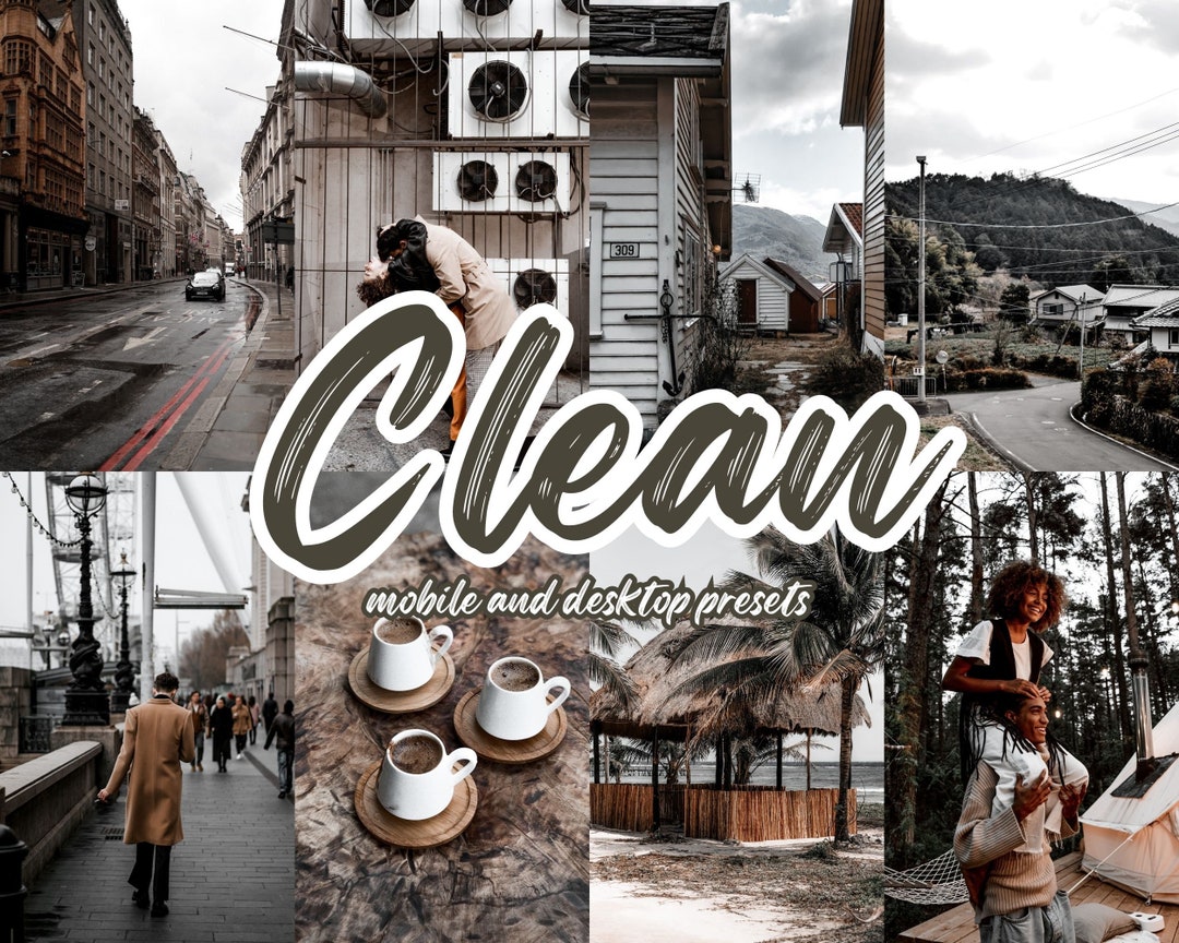15 Clean Lightroom Presets | Mobile & Desktop | Minimal Filters ...