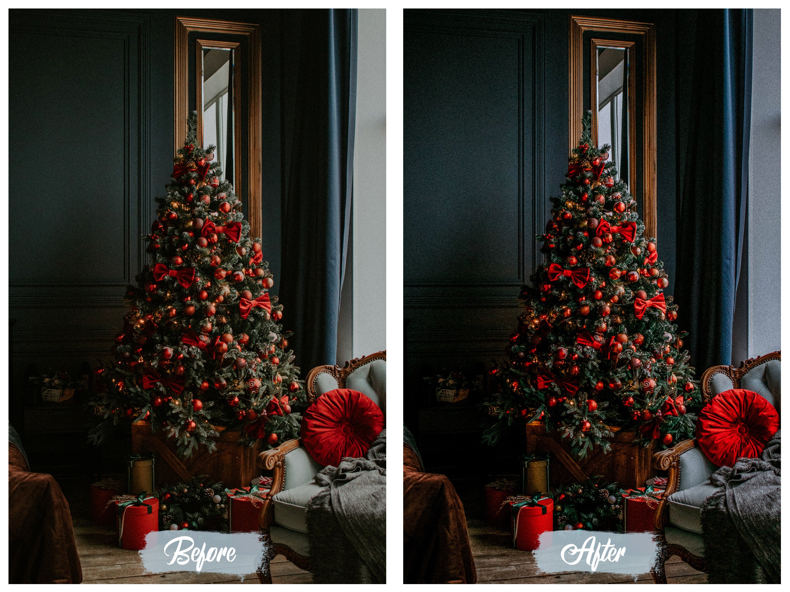 Christmas Lights Lightroom Presets | Mobile & Desktop | Xmas Filters ...