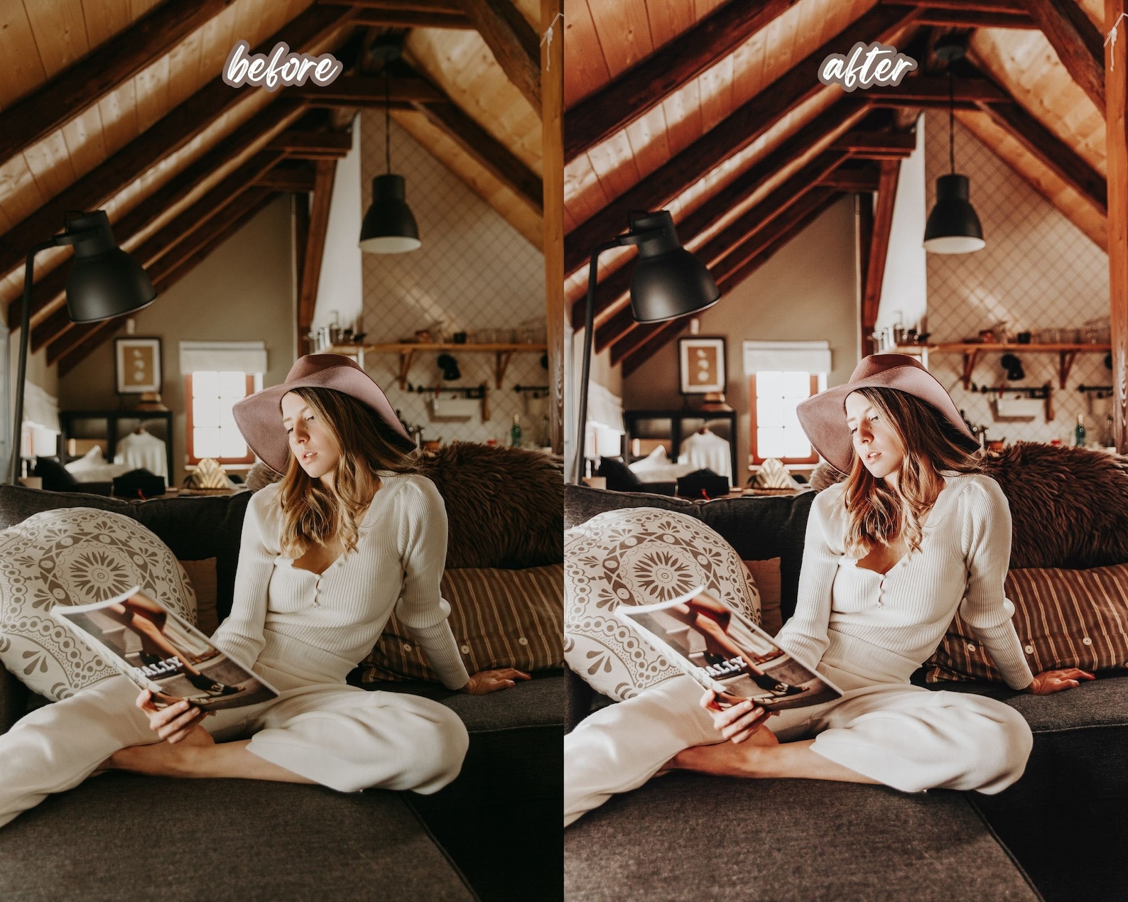 15 Boho Lightroom Presets Mobile & Desktop Minimal Filters Bohemian ...