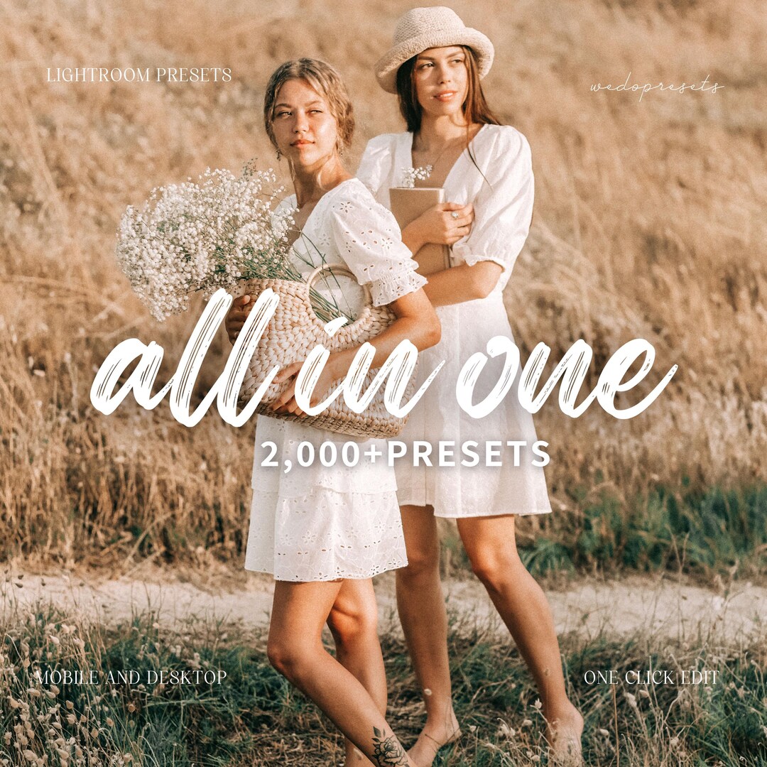 All-in-one Lightroom Presets: 2000+ Professional Presets, Instagram Lightroom Preset Packs ...
