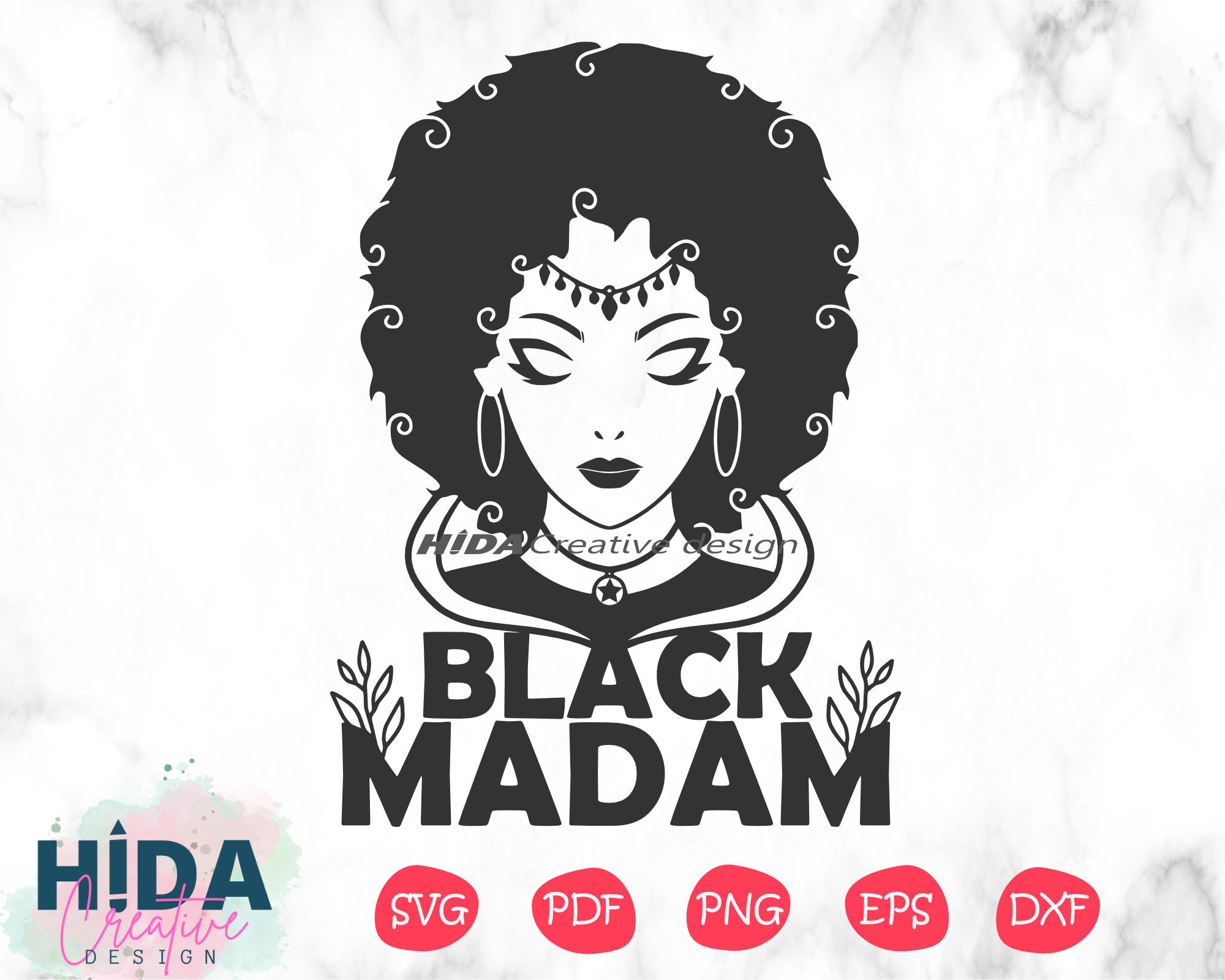 BLACK MADAM Svg Afro Woman Svg Afro Girl Svg Afro Queen - Etsy Ireland