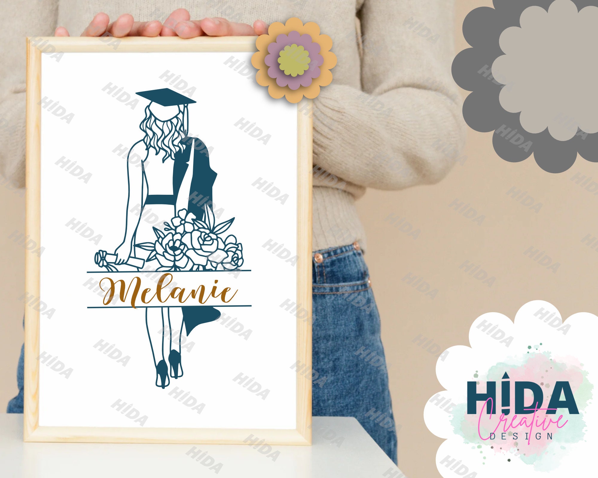 Split Graduation SVG Split Floral Girl Svg Last Day of - Etsy