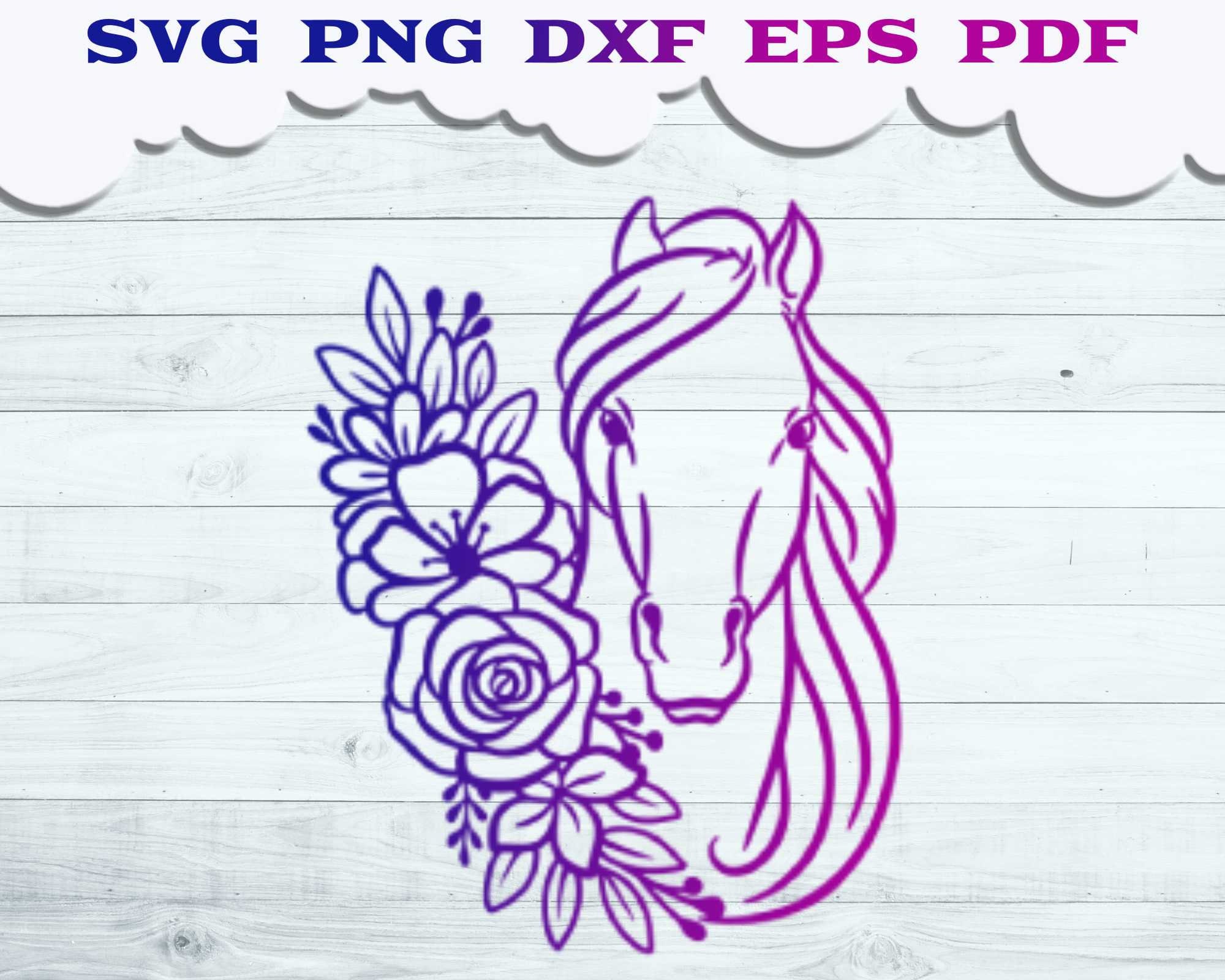 Horse Face SVG Farm Animal Svg Cute Animal Face Svg Horse - Etsy