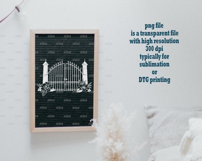 Floral Gate SVG Gate With Flower Svg Vintage Gate Svg Iron - Etsy