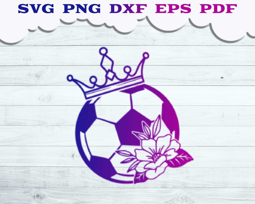 Floral Soccer Ball SVG Soccer Ball SVG Quenn of Soccer Svg - Etsy Australia
