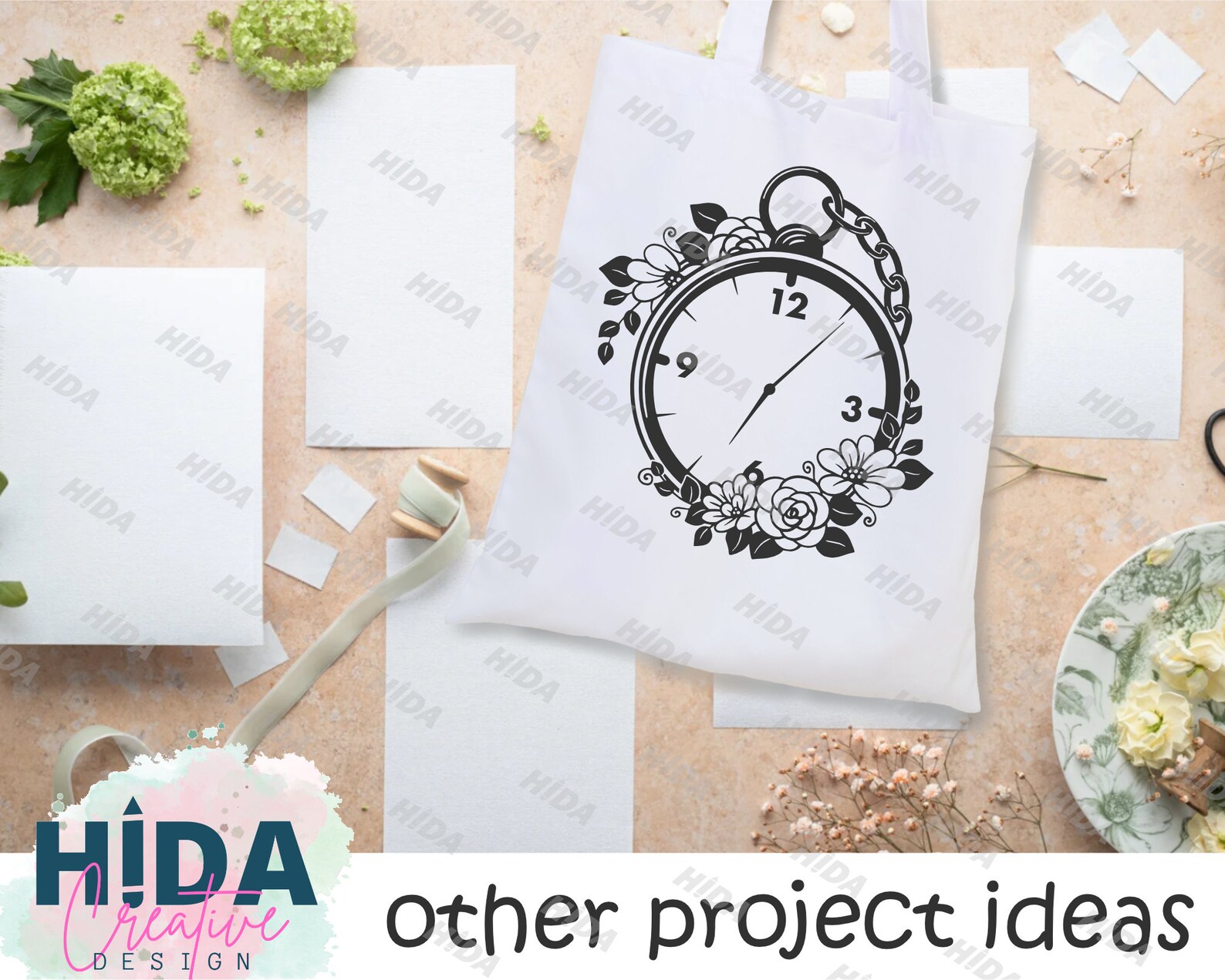 Pocket Watch SVG File Vintage Pocket Watch Svg Floral Pocket - Etsy