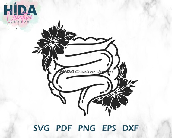 Bowl SVG File Floral Bowl Svg Internal Organ Specialist - Etsy