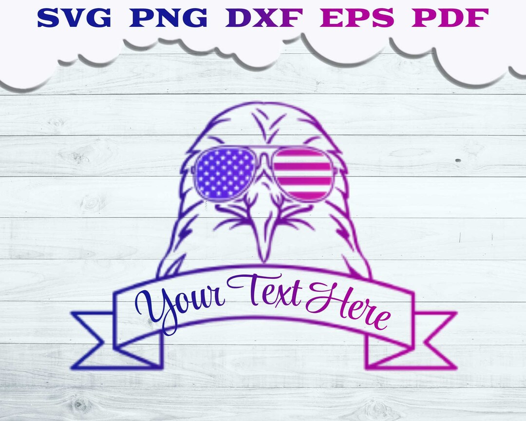 American Bald Eagle SVG, 4th of July Svg, America Eagle Svg, Eagle With ...