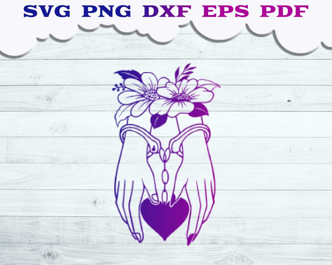 Love Handcuffed Couple SVG, Hand Cuffed Love Svg, Couple Hand With ...