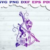 Flute SVG File, Floral Flute Svg, Flower Flute Svg Cut File, Marching ...