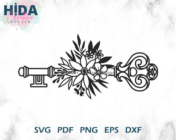 Vintage Key SVG Floral Keys Svg Home Keys Svg Locksmith - Etsy