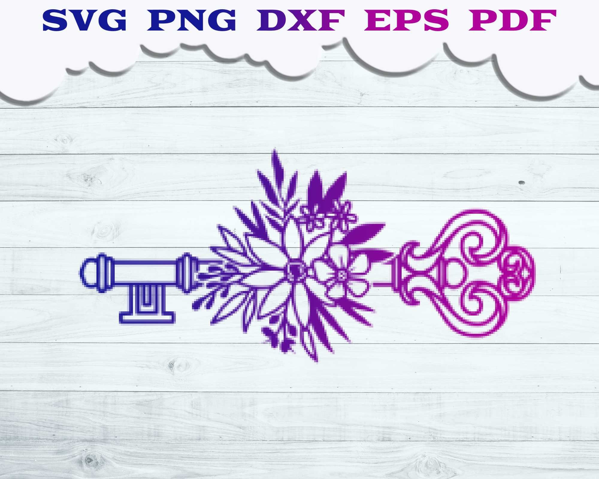 Vintage Key SVG, Floral Keys Svg, Home Keys Svg, Locksmith Logo, Key ...