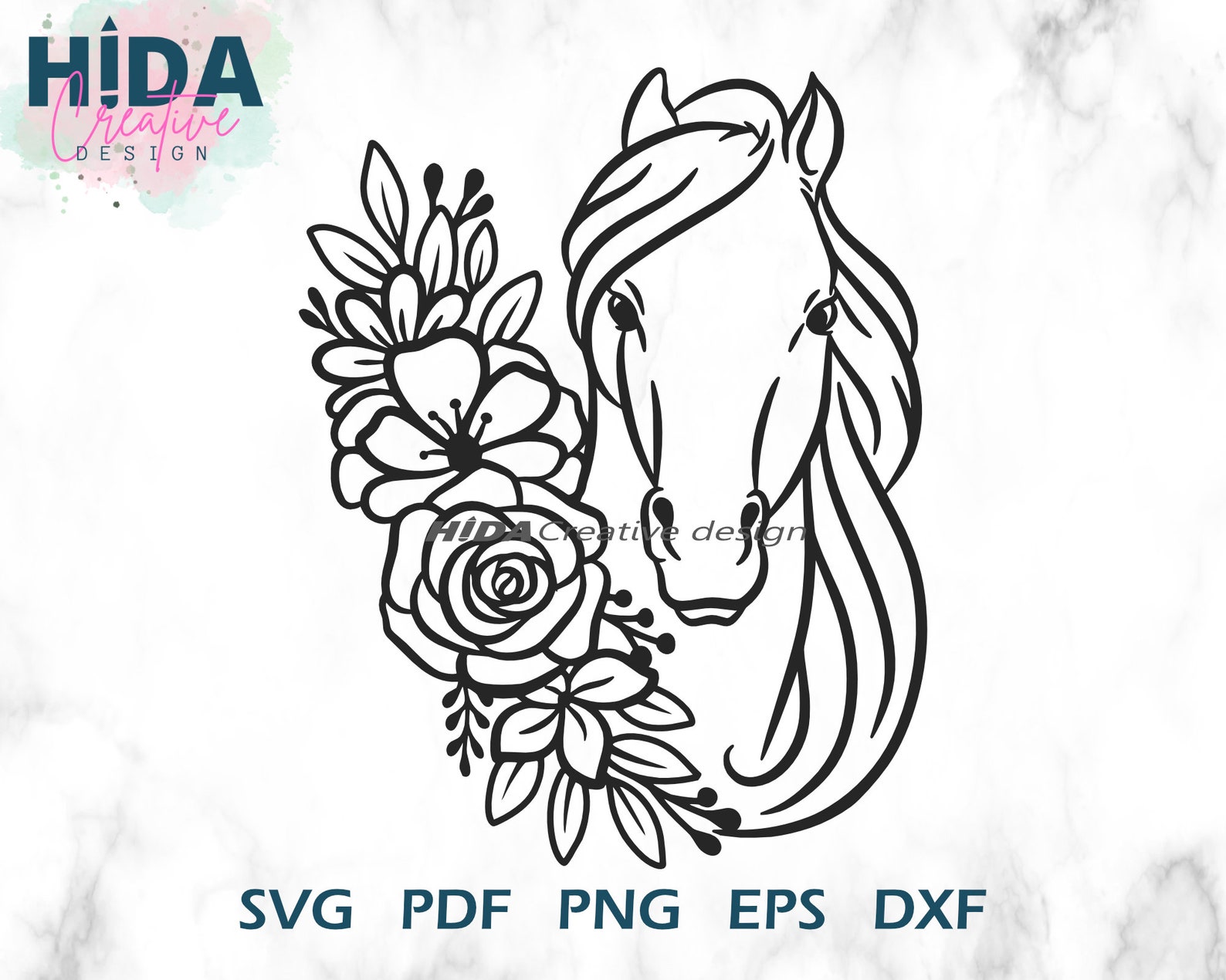 Horse Face SVG Farm Animal Svg Cute Animal Face Svg Horse - Etsy