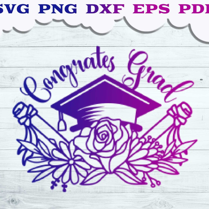 Floral Grad Cap - Etsy