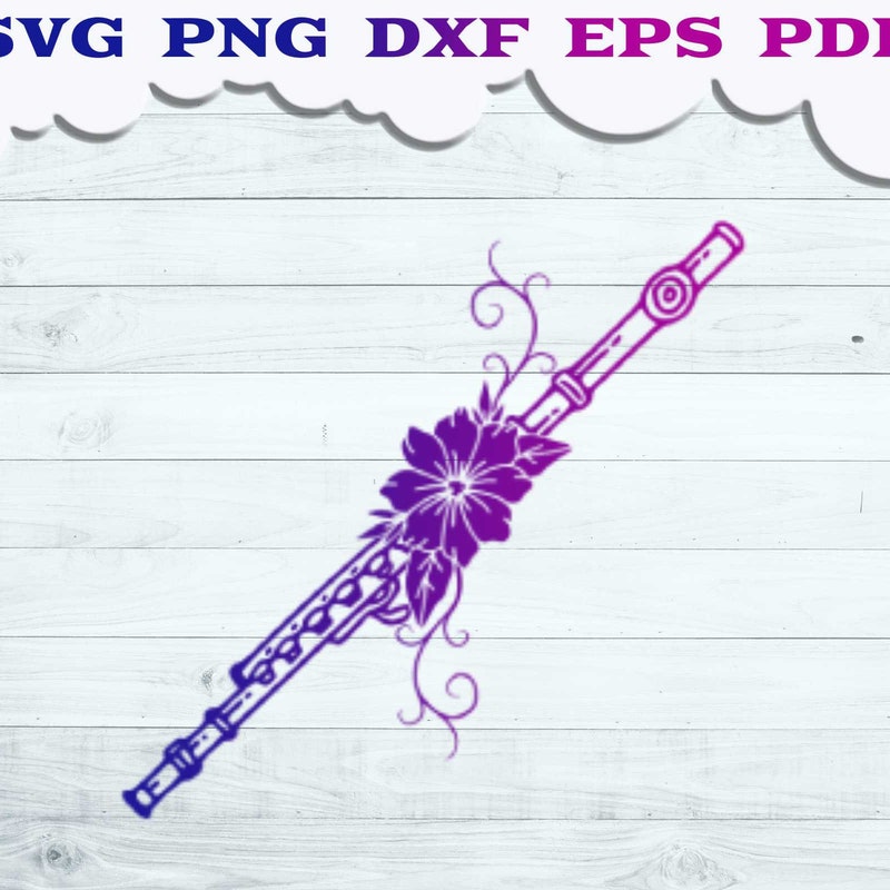 Flute Svg - Etsy