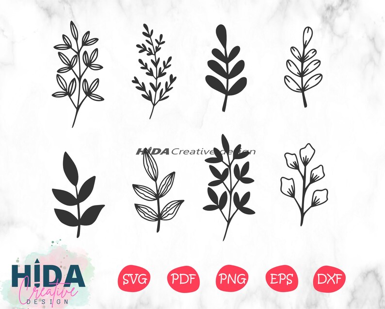 Tropical Leaves SVG Bundle Simple Leaves Svg Leaves Cut - Etsy