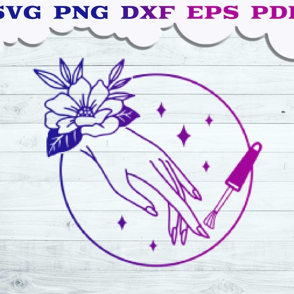 Nails Svg - Etsy