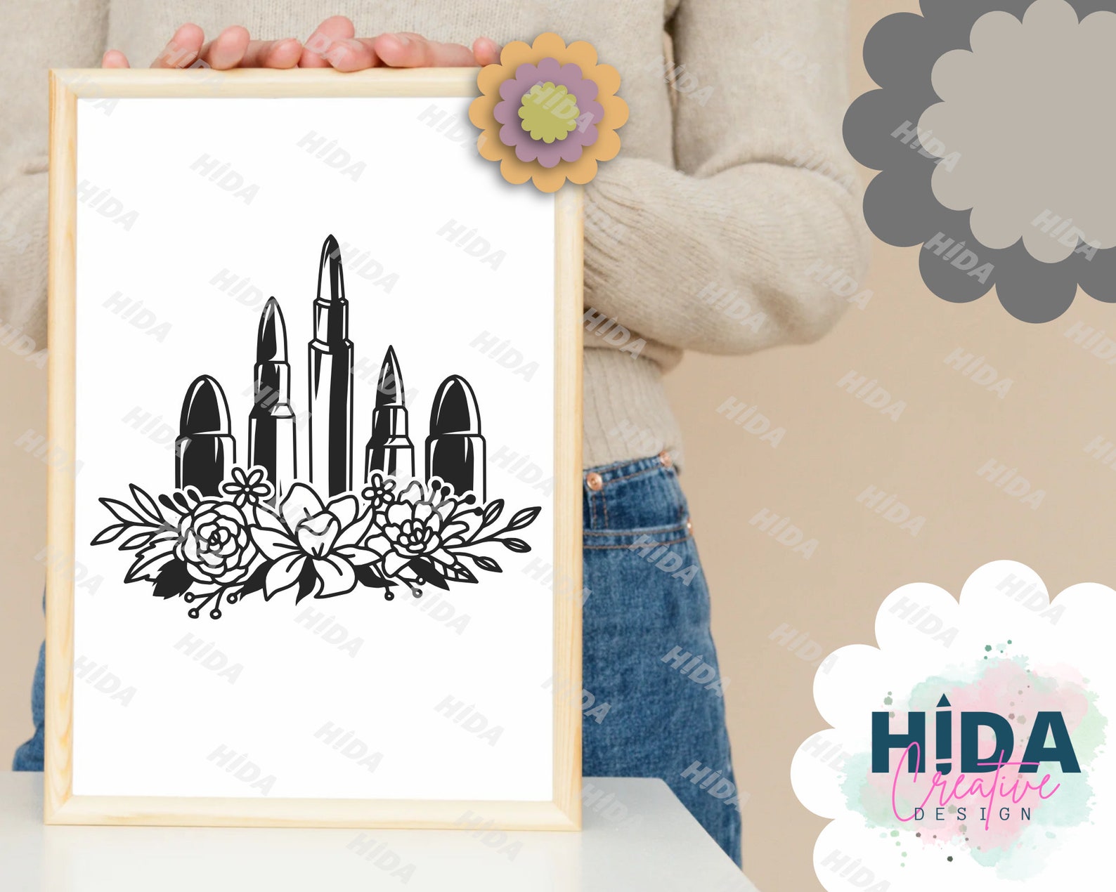 Bullet SVG Floral Bullet Svg Bullets With Flower Svg Ammo - Etsy